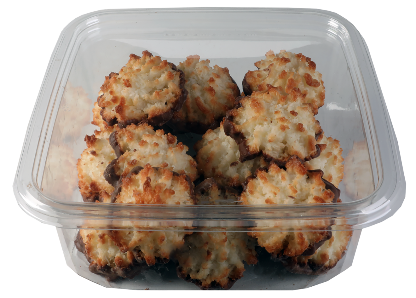 Coconut Macaroon Bites with Chocolate Base – NICHE Bakers Corp.